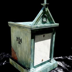 Mausoleum Cremation Urn Display Cabinet Customized Columbarium Family ...