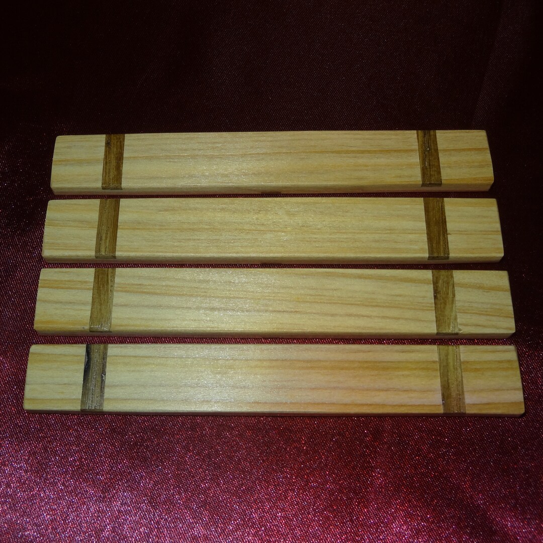 Druid Sticks / Casting Sticks Cypress With Wormy Chestnut Inlay ...