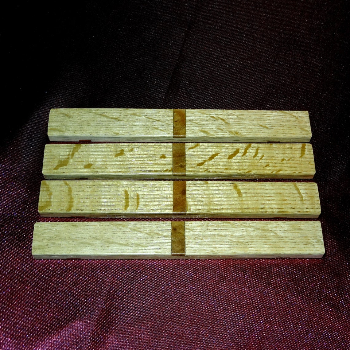 Druid Sticks / Casting Sticks Figured Oak and Redwood Burl | Etsy