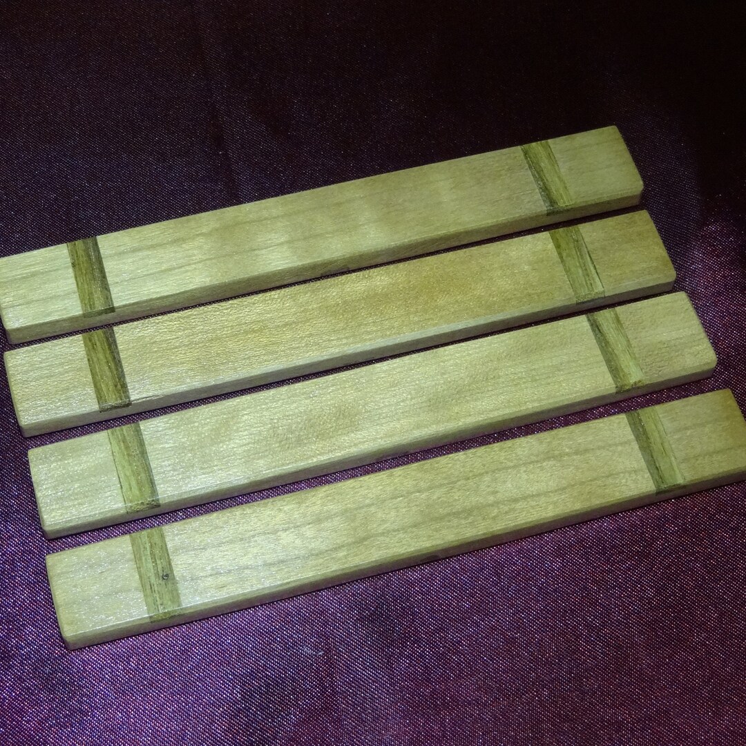 Druid Sticks / Casting Sticks Cherry With Wormy Chestnut Inlay ...