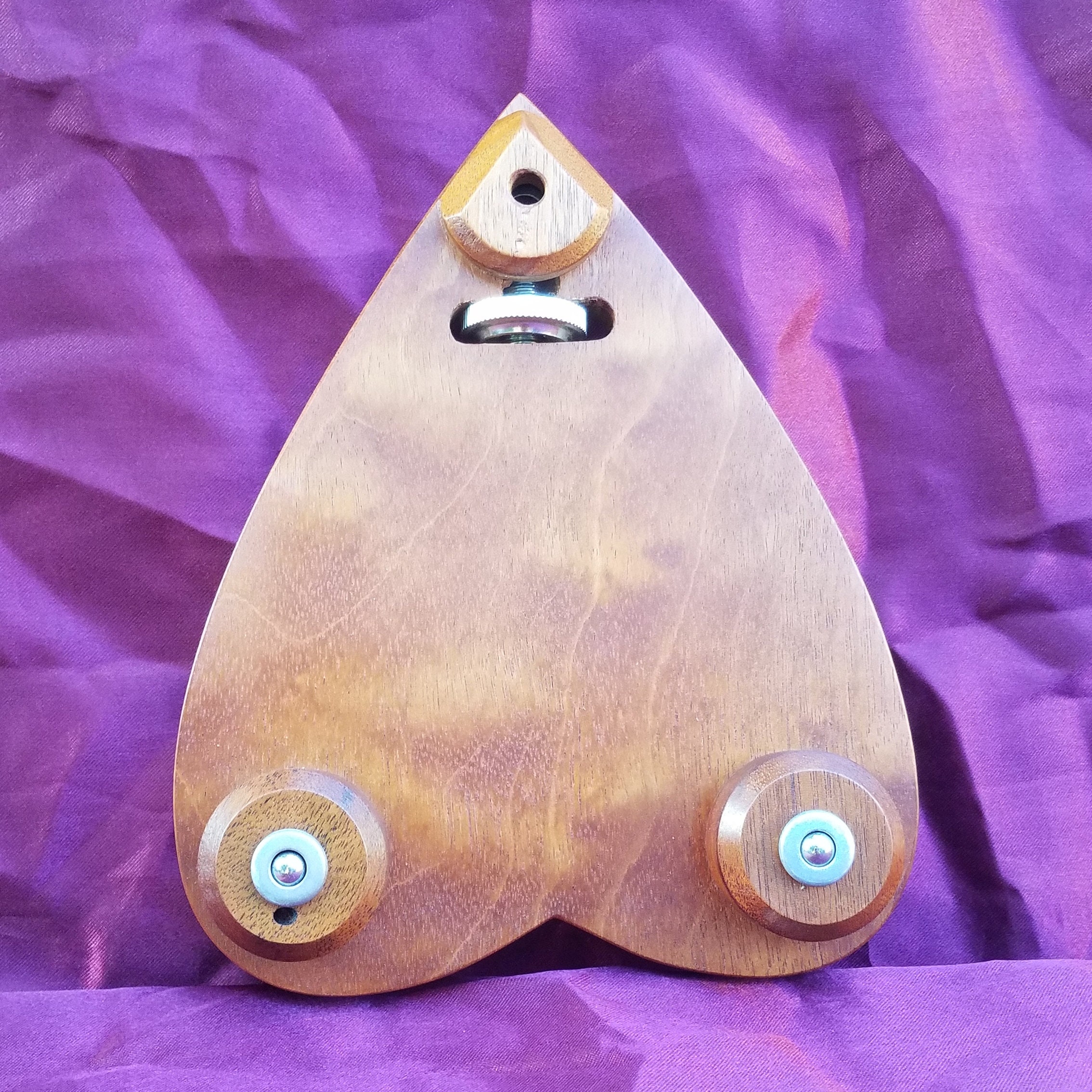 Mahogany Tempus Fugit Automatic Writing Planchette Winged Hourglass ...