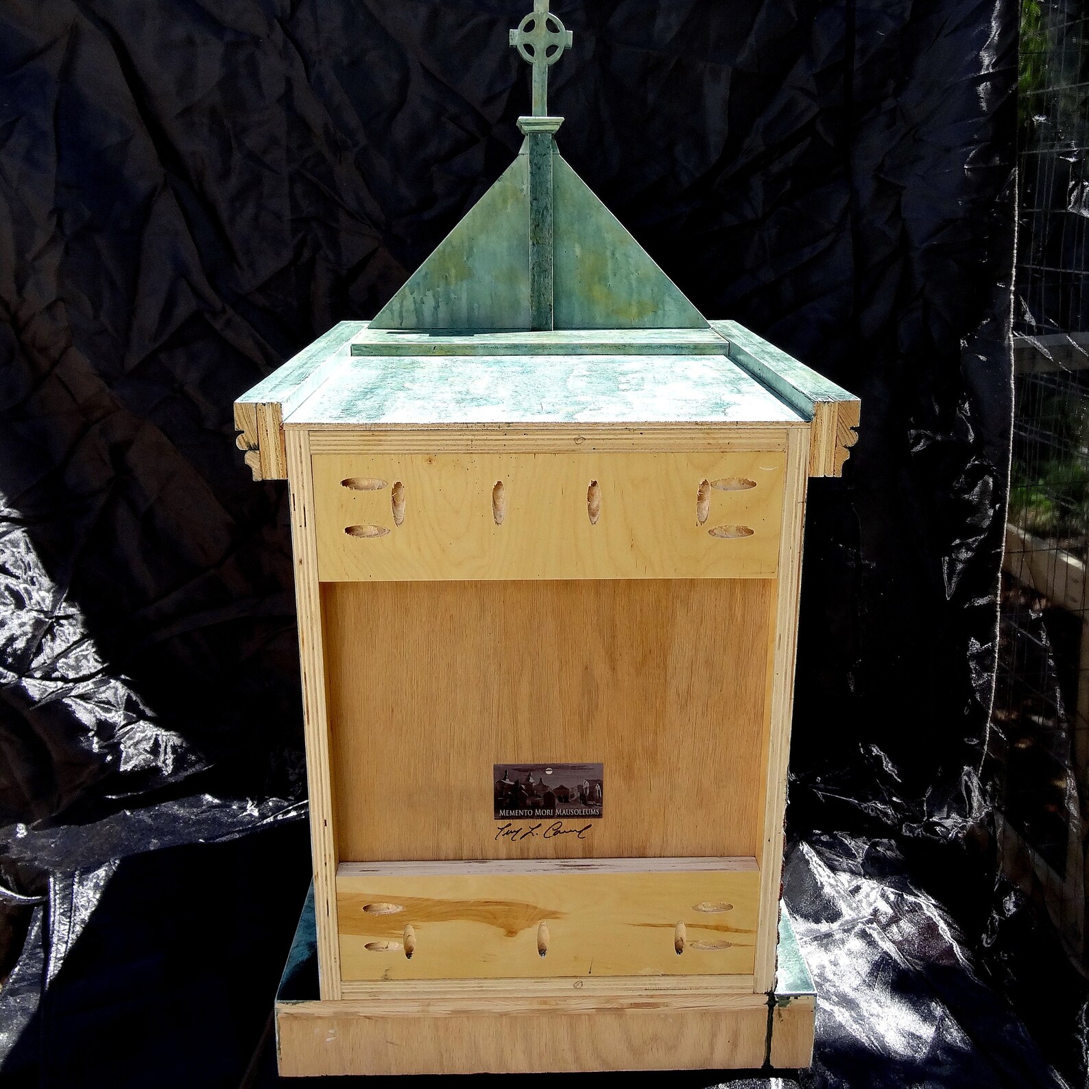Mausoleum Cremation Urn Display Cabinet Customized Columbarium Family ...