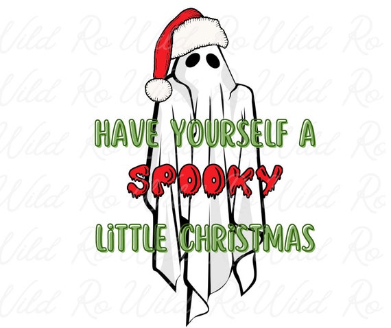 Spooky Christmas PNG Ghost Png Digital Download Sublimation - Etsy
