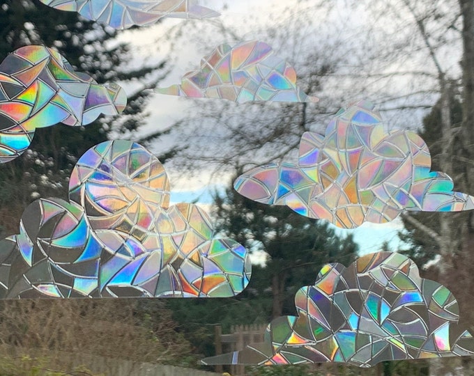 Dragonfly Window Prisms Set of 12 //rainbow Maker / Stained | Etsy