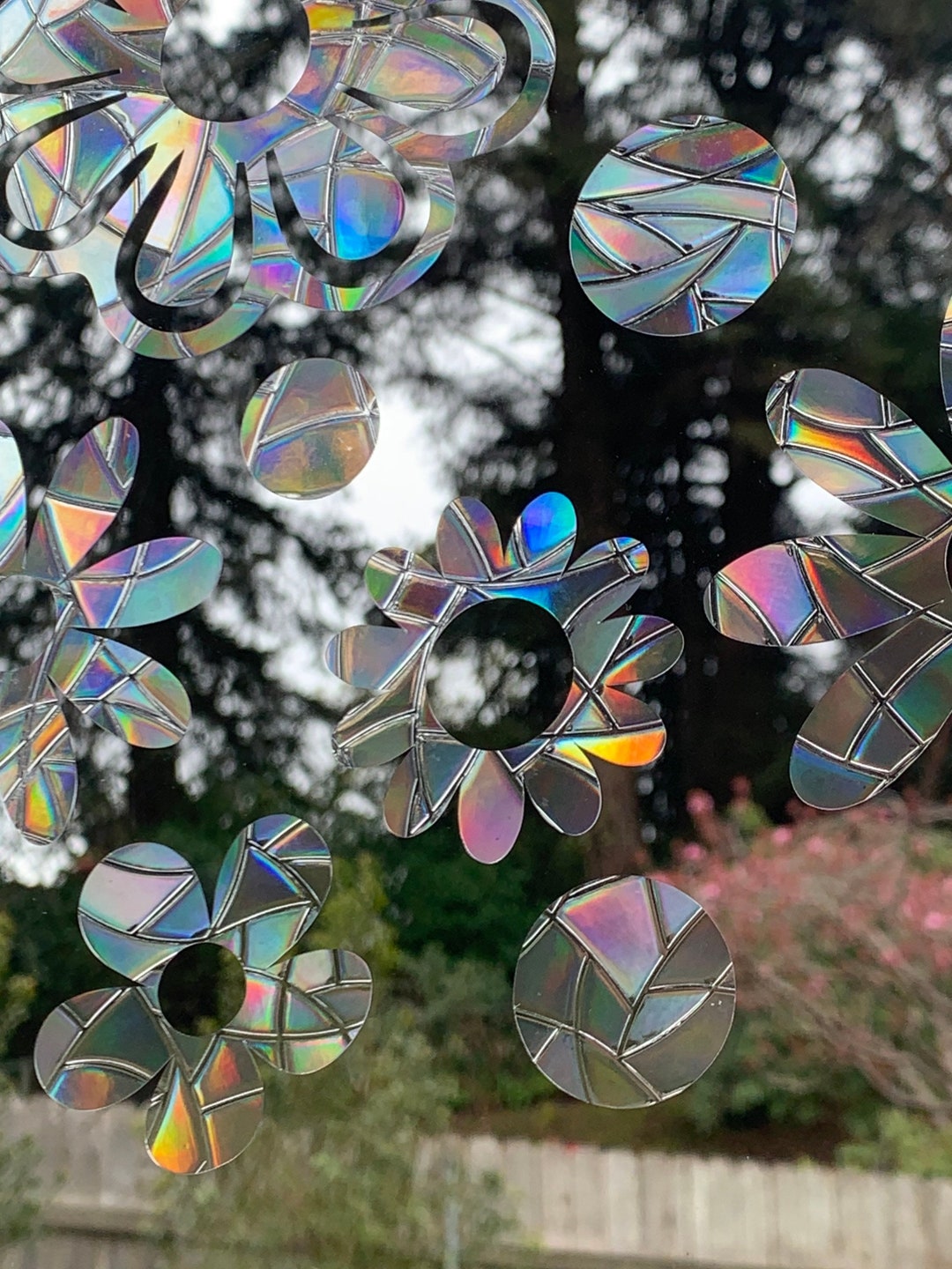 Daisy Window Prisms Set of 12 / Rainbow Maker // Stained Glass - Etsy