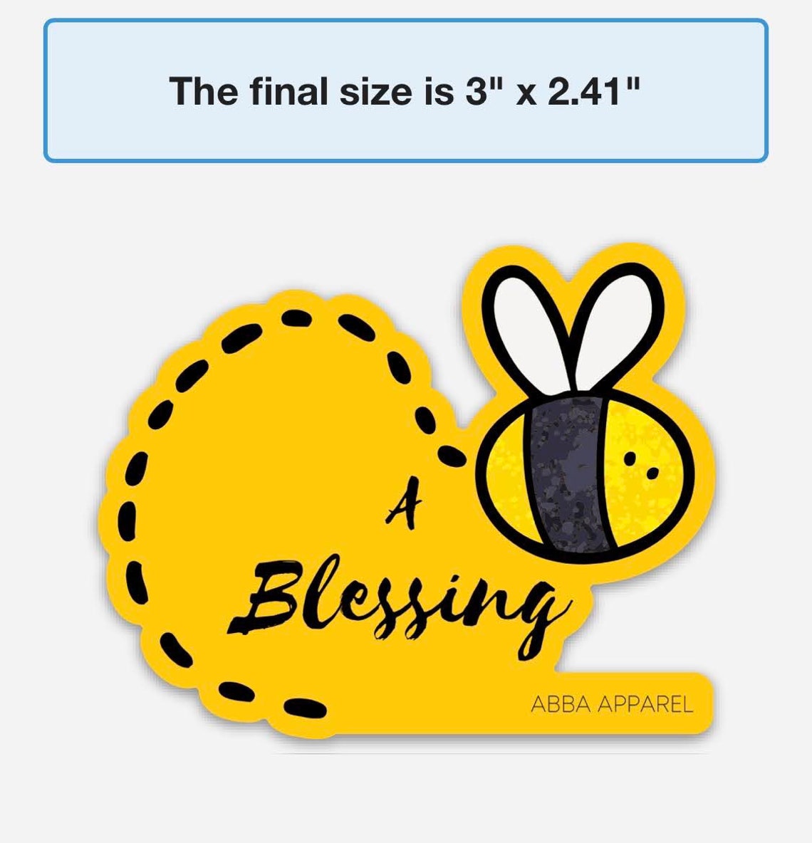 Be a Blessing Sticker - Etsy