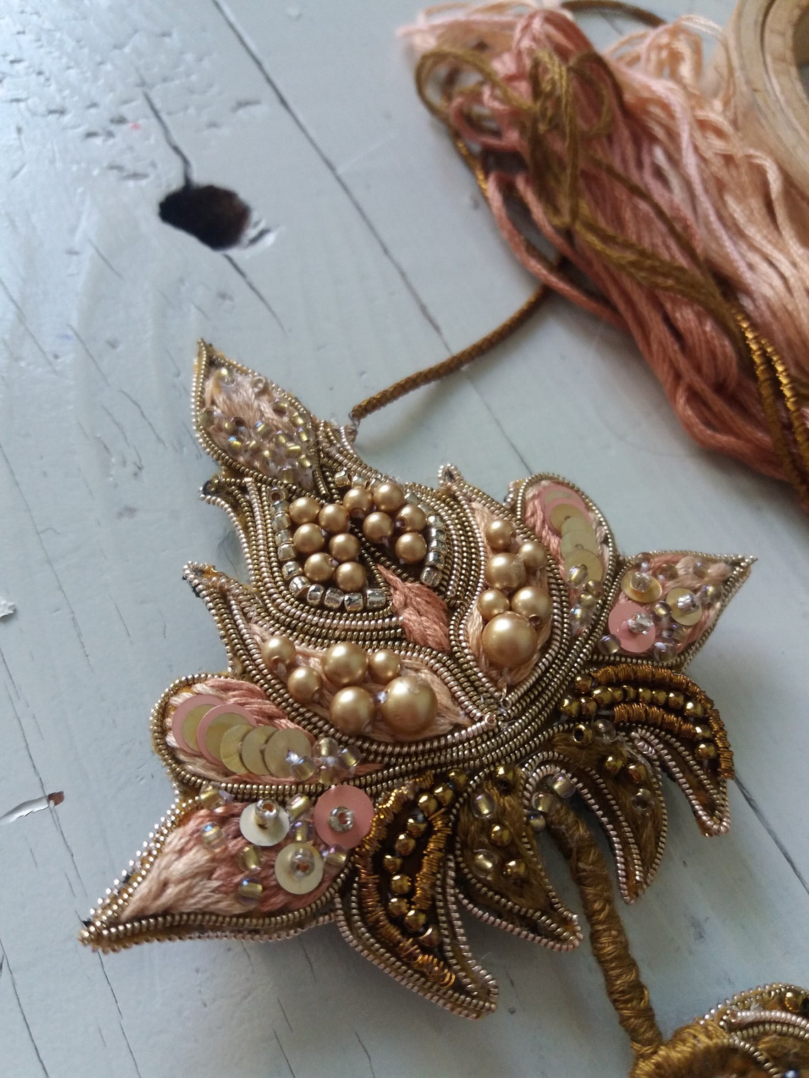 Flower Brooch Tutorial, Pattern Brooch Making Guide Step by Step ...