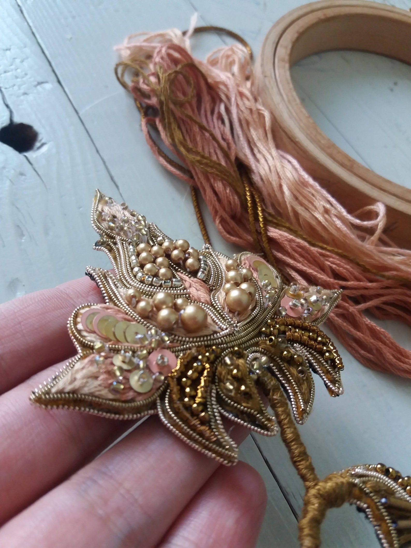 Flower Brooch Tutorial, Pattern Brooch Making Guide Step by Step ...