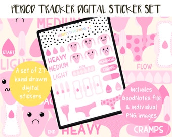 Goodnotes Period Tracker - Etsy