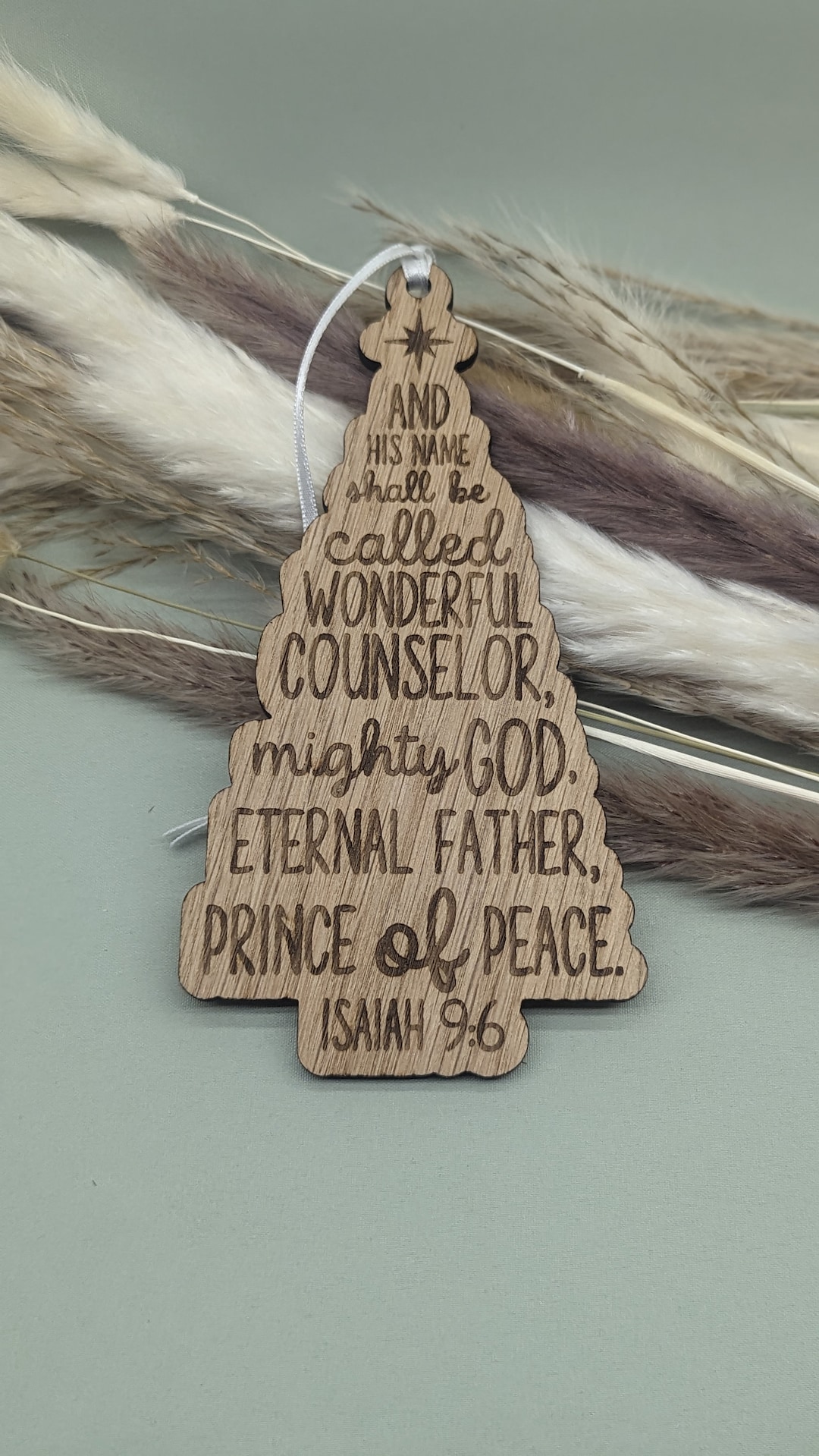 Names of God Tree Decoration | Isaiah 9:6 | This Little L | Christian ...