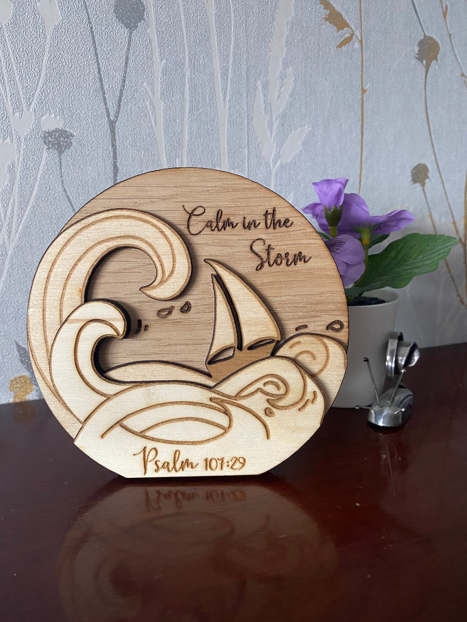 Free Standing Bible Verse Scene Plaque | Etsy