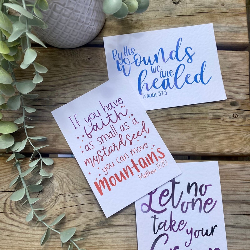 A6 Christian Poster - Etsy UK