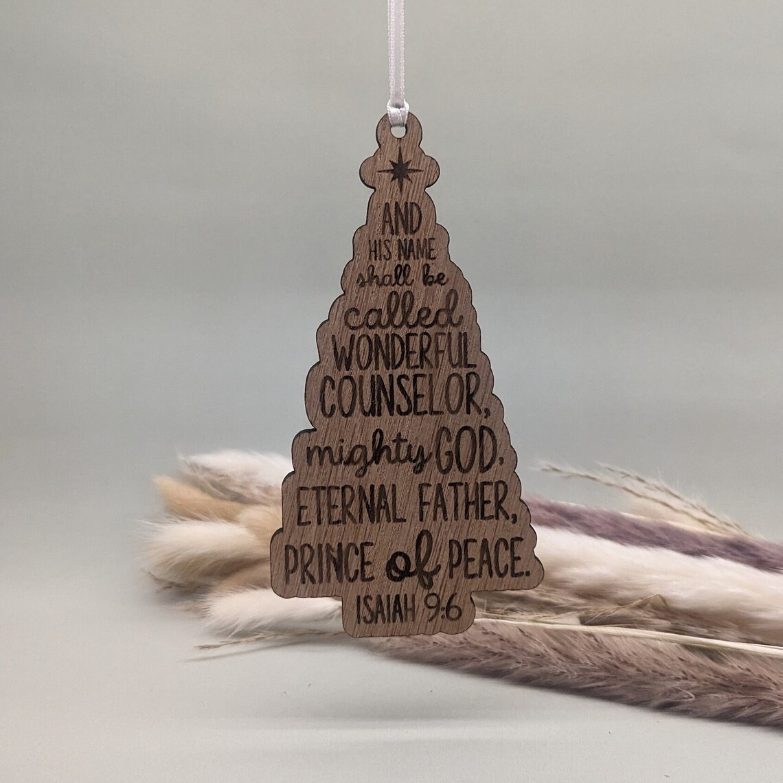 Names of God Tree Decoration | Isaiah 9:6 | This Little L | Christian ...