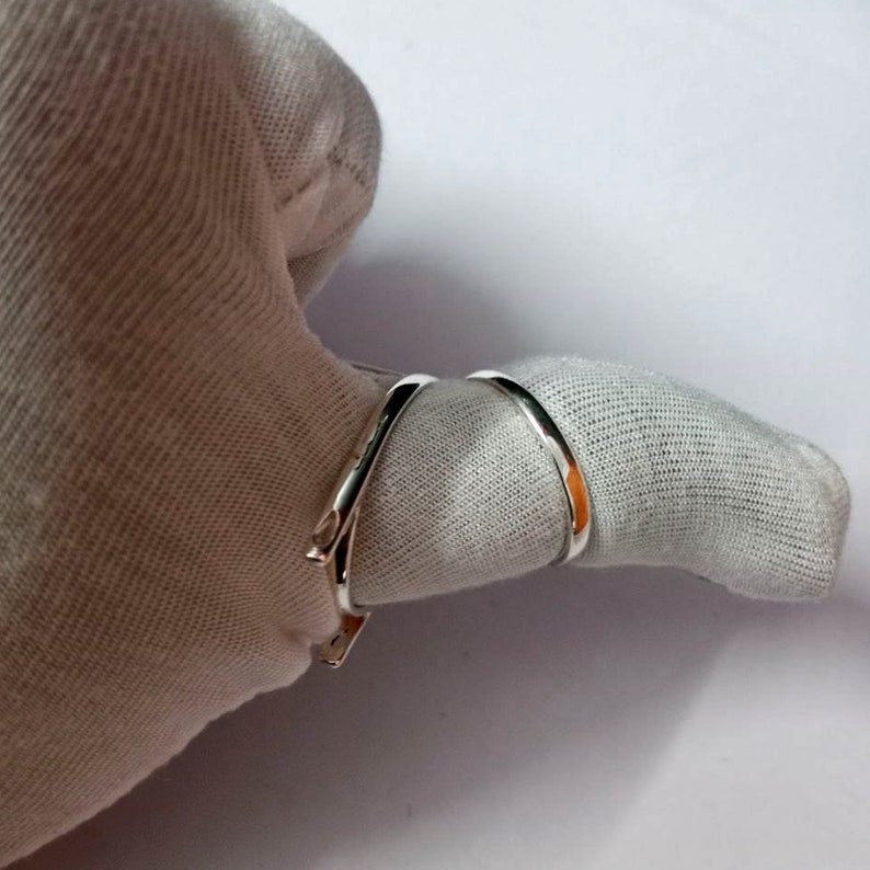 Thumb Splint Ring925 Sterling Silver Ringknuckle Ringsplint | Etsy