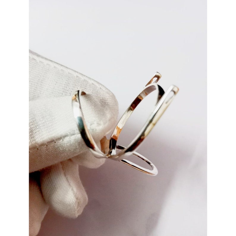 Thumb Splint Ring925 Sterling Silver Ringknuckle Ringsplint | Etsy