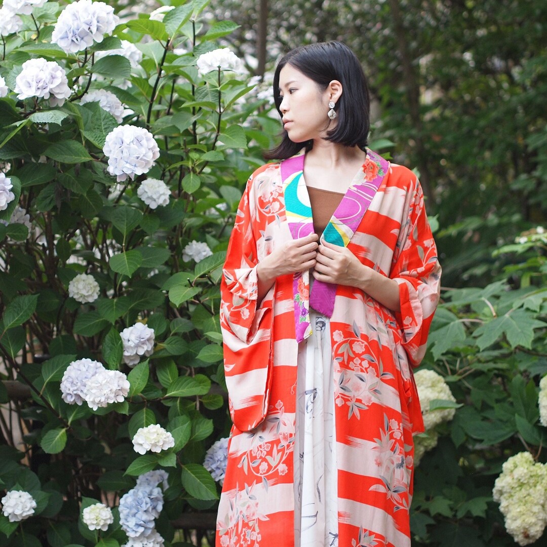 NEW | Furinkazan - 風林火山 - Silk Japanese Vintage Antique Kimono Juban ...