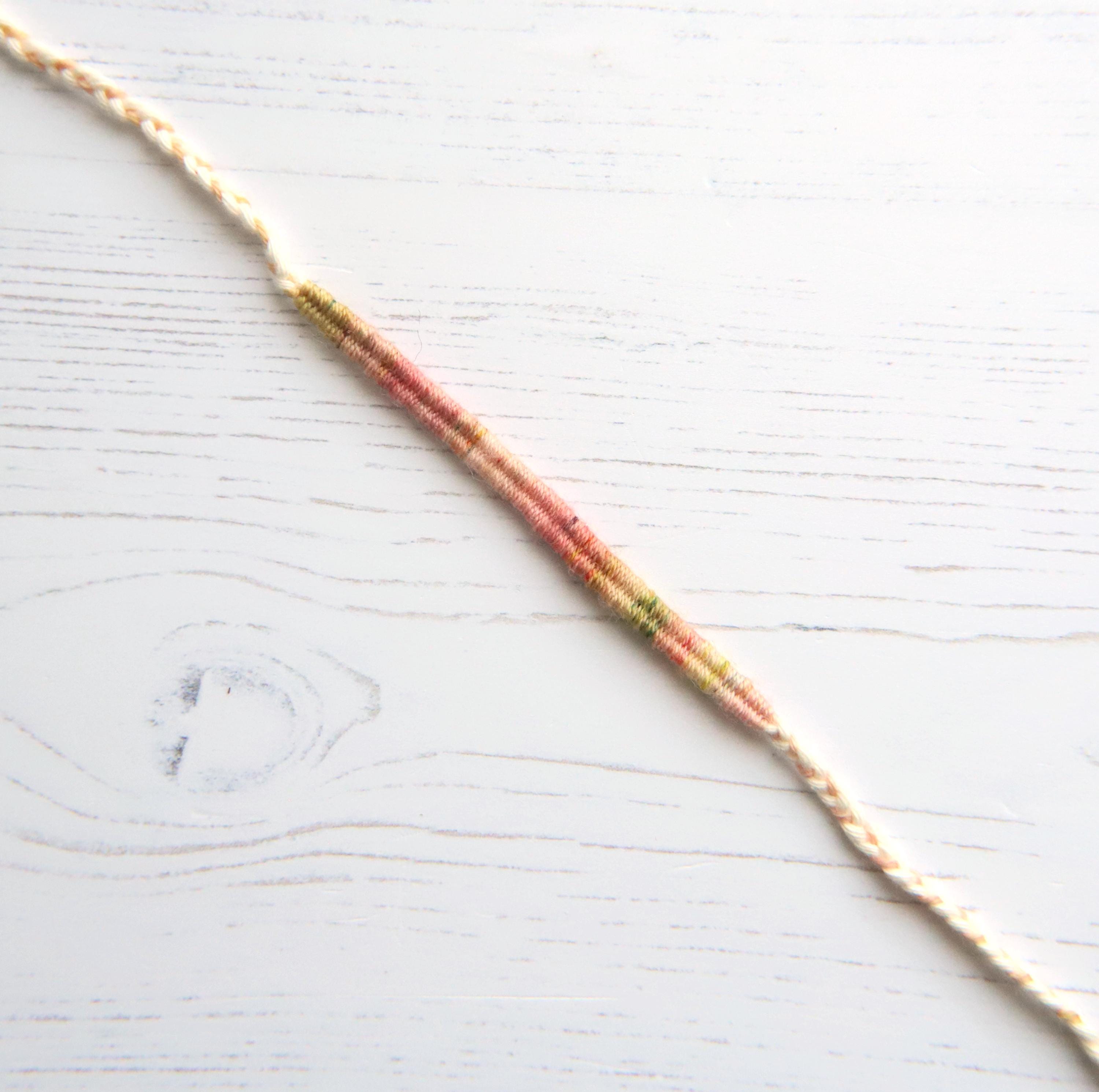Handwoven Merino Wool Bracelet: Pink Friendship Jewelry - Etsy
