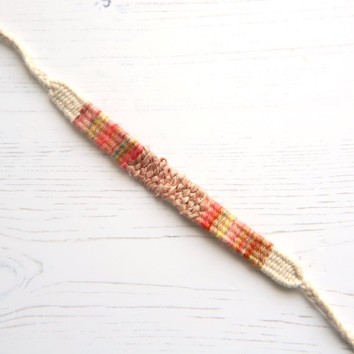 Handwoven Merino Wool Bracelet: Pink Friendship Jewelry - Etsy