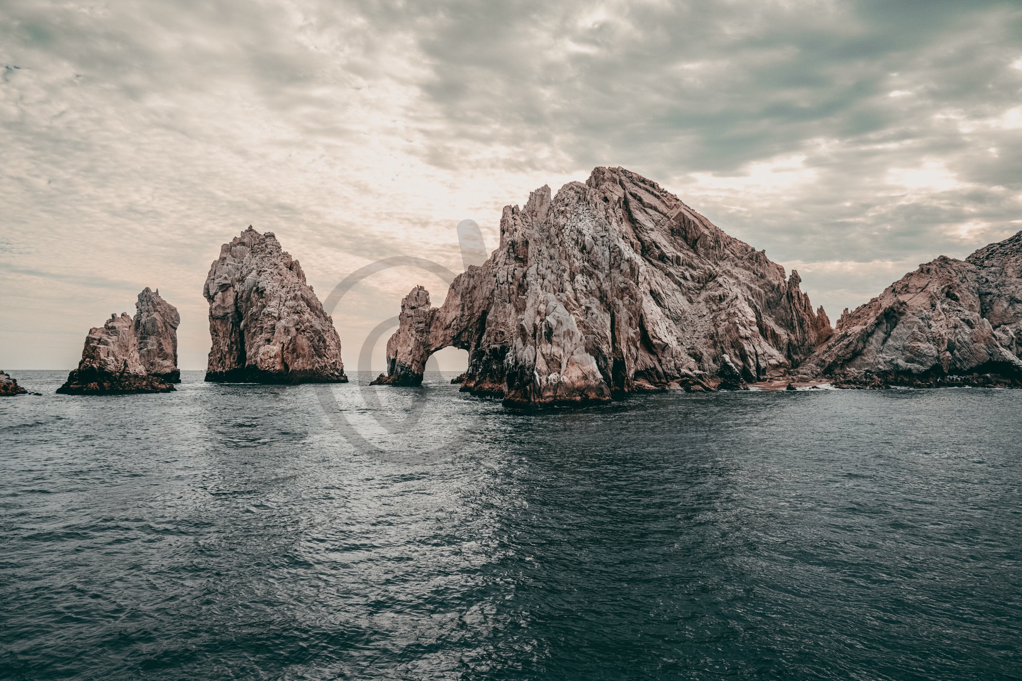 El Arco De Cabo San Lucas, the Arch at Cabo San Lucas, Sunset, Mexico ...