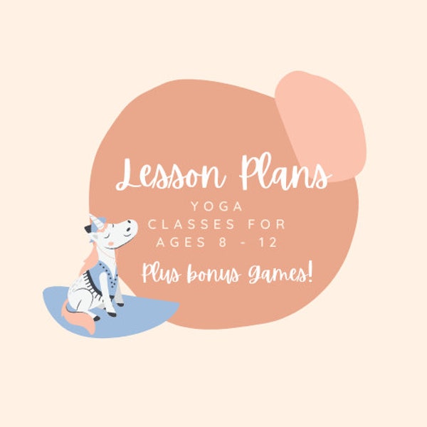 Yoga Class Plan - Etsy