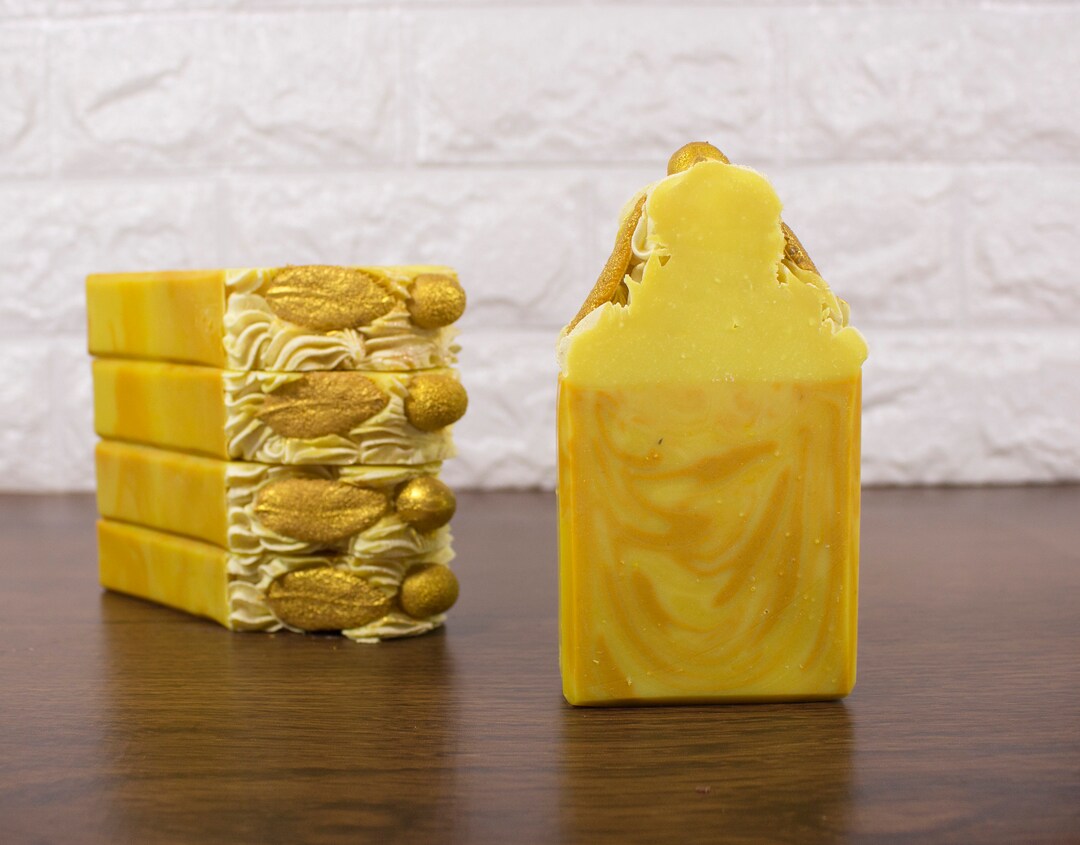 Golden Egg Frosted Soap | Velvet Soap Co - Etsy