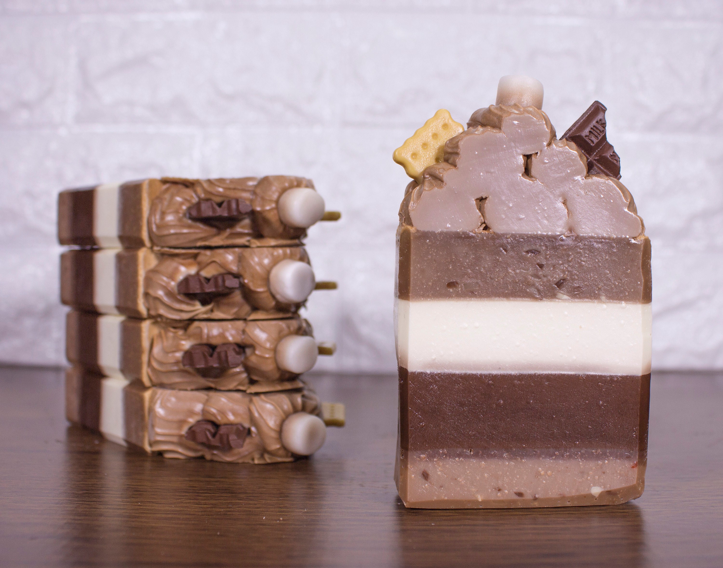 S'mores Girl Scout Cookie Frosted Soap Velvet Soap Co - Etsy