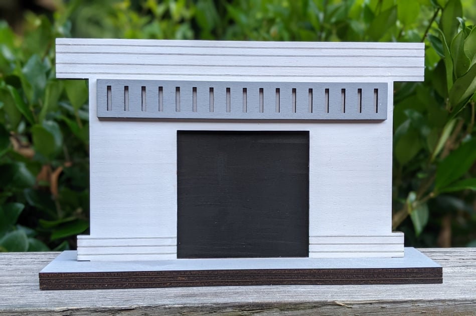 DIGITAL Standing Fireplace Mantles 4 Options SVG File Mantle for ...