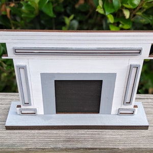 DIGITAL Standing Fireplace Mantles (4 Options) SVG File | Mantle for ...