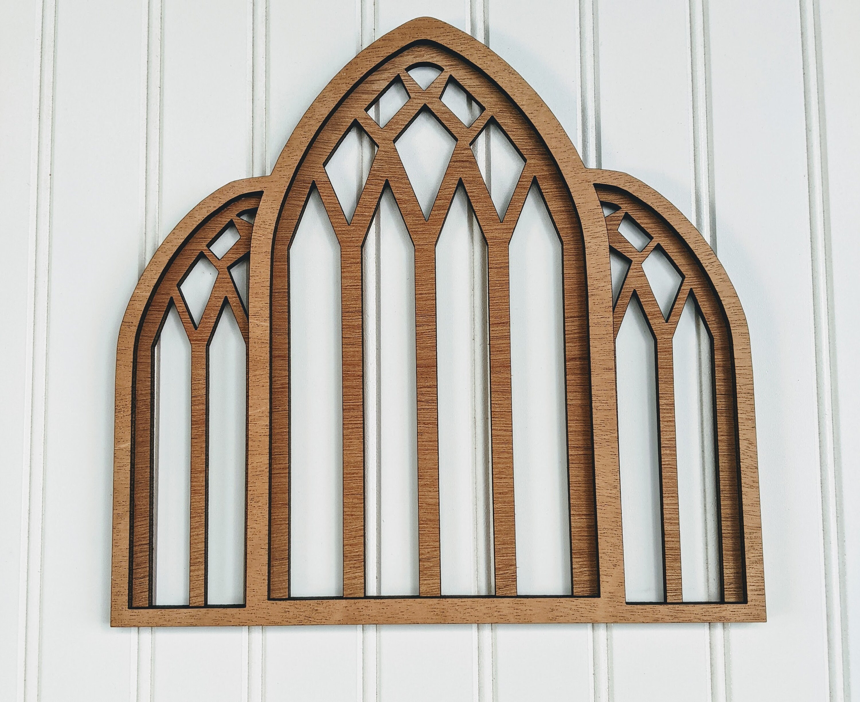 DIGITAL Triple Arch Cathedral Window Farmhouse Window SVG - Etsy Canada