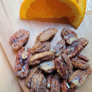 Orange Glazed Pecans - Etsy