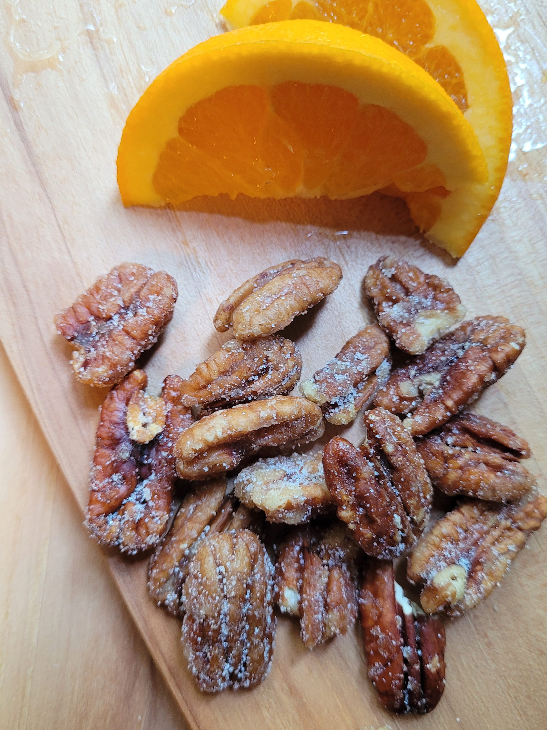 Orange Glazed Pecans - Etsy