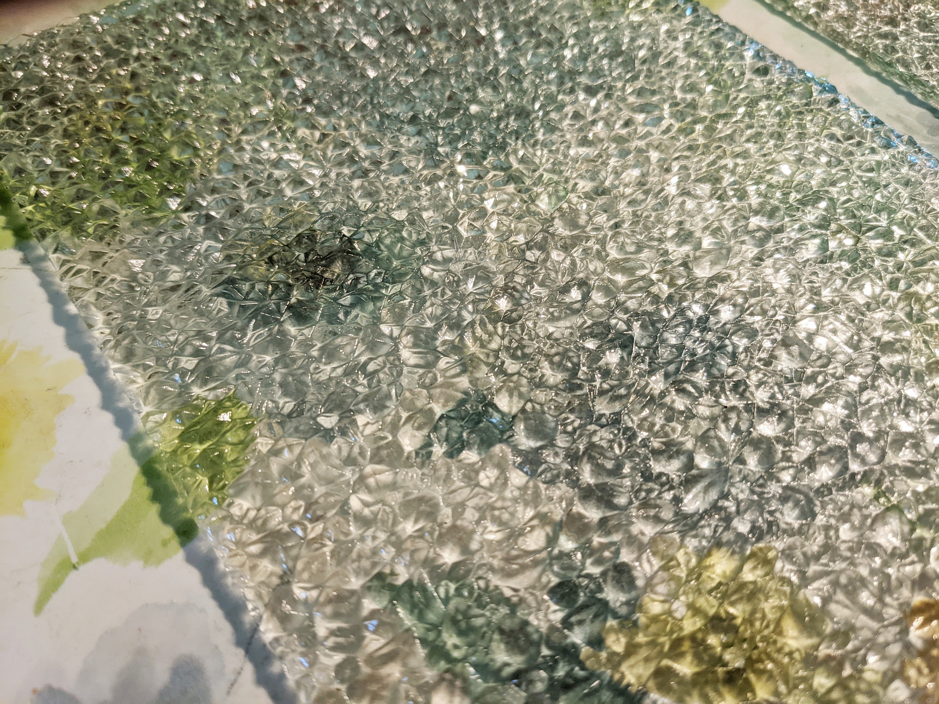 Clear Glass Sheet, Textured Stained Glass, Choose Your Size - Etsy