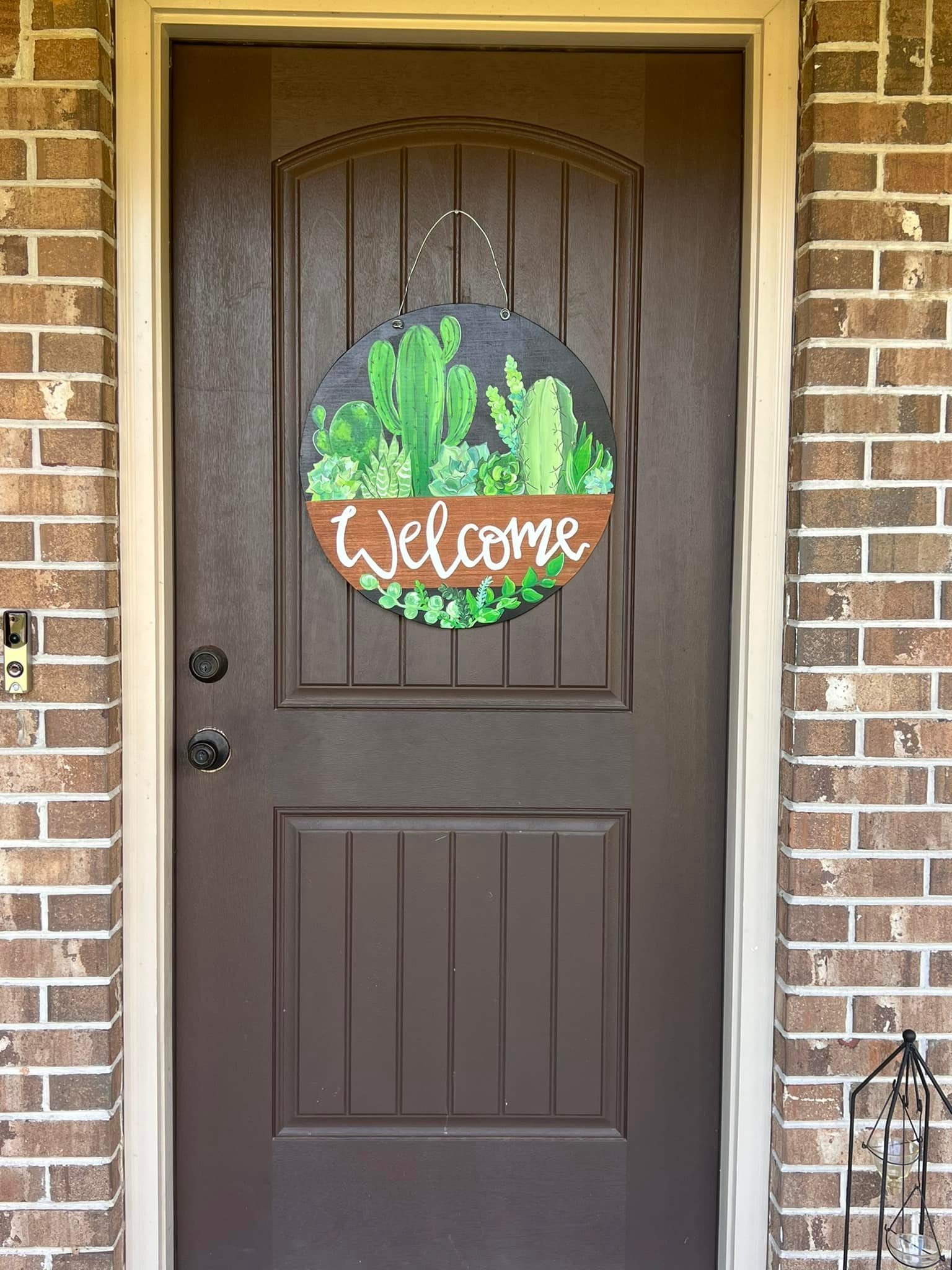 Custom Cactus Succulent Door Hanger - Free Shipping - Custom Colors ...