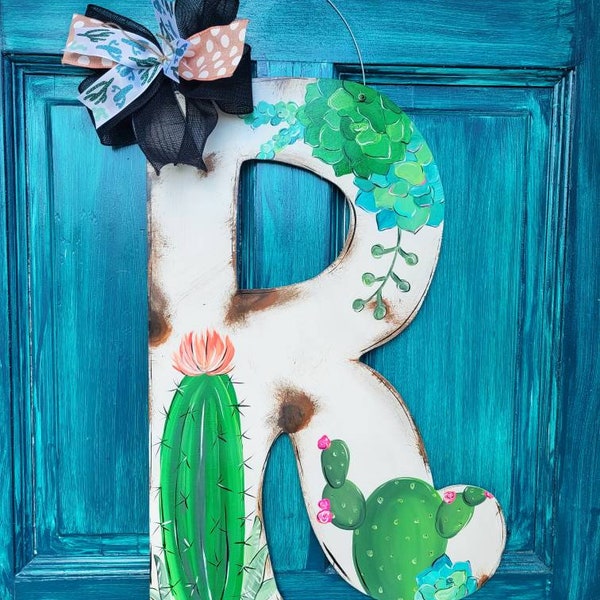 Cactus Door Hanger - Etsy