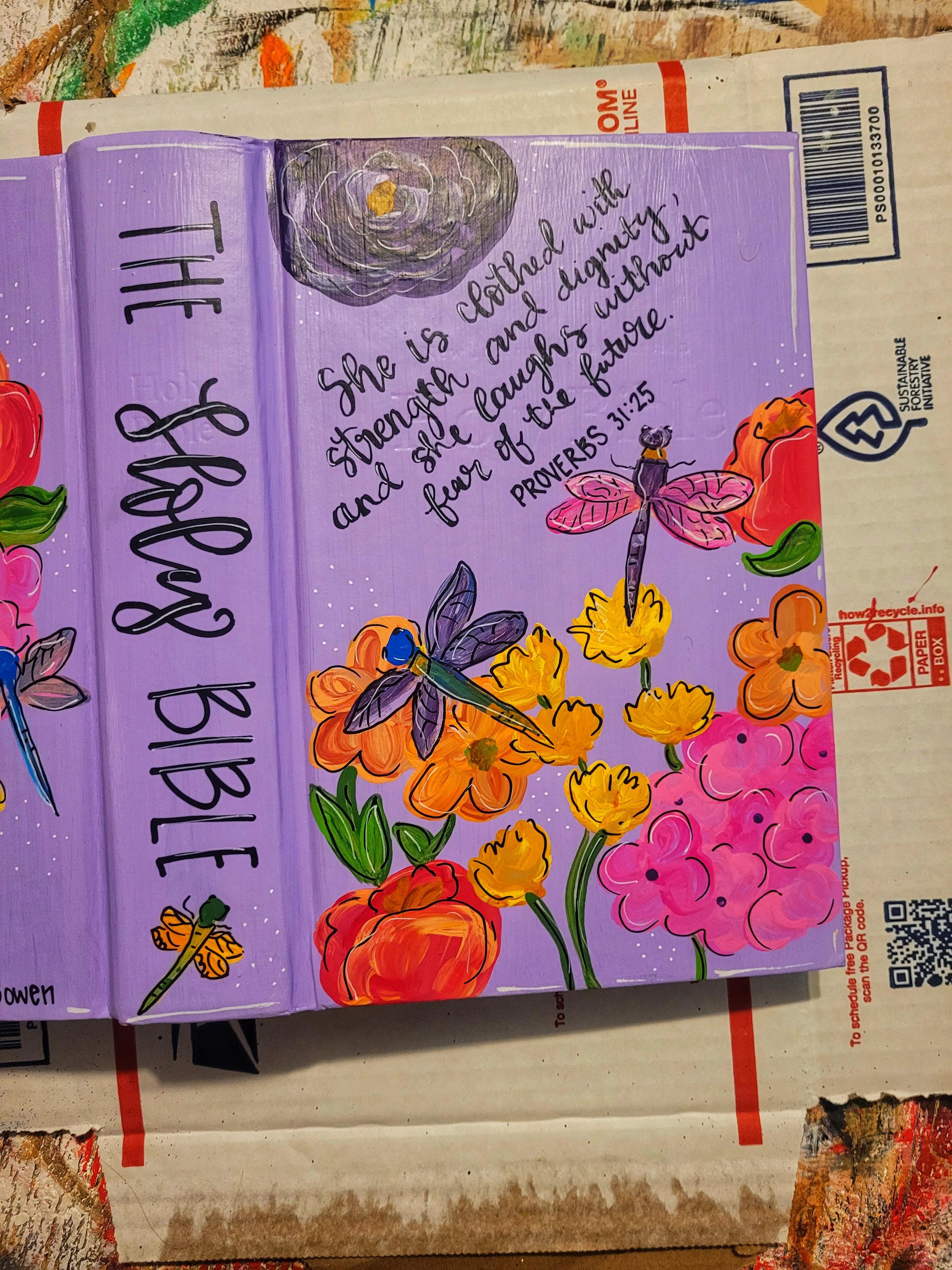 Custom Hand Painted Bible - Multiple Versions - FREE Shipping - Custom ...