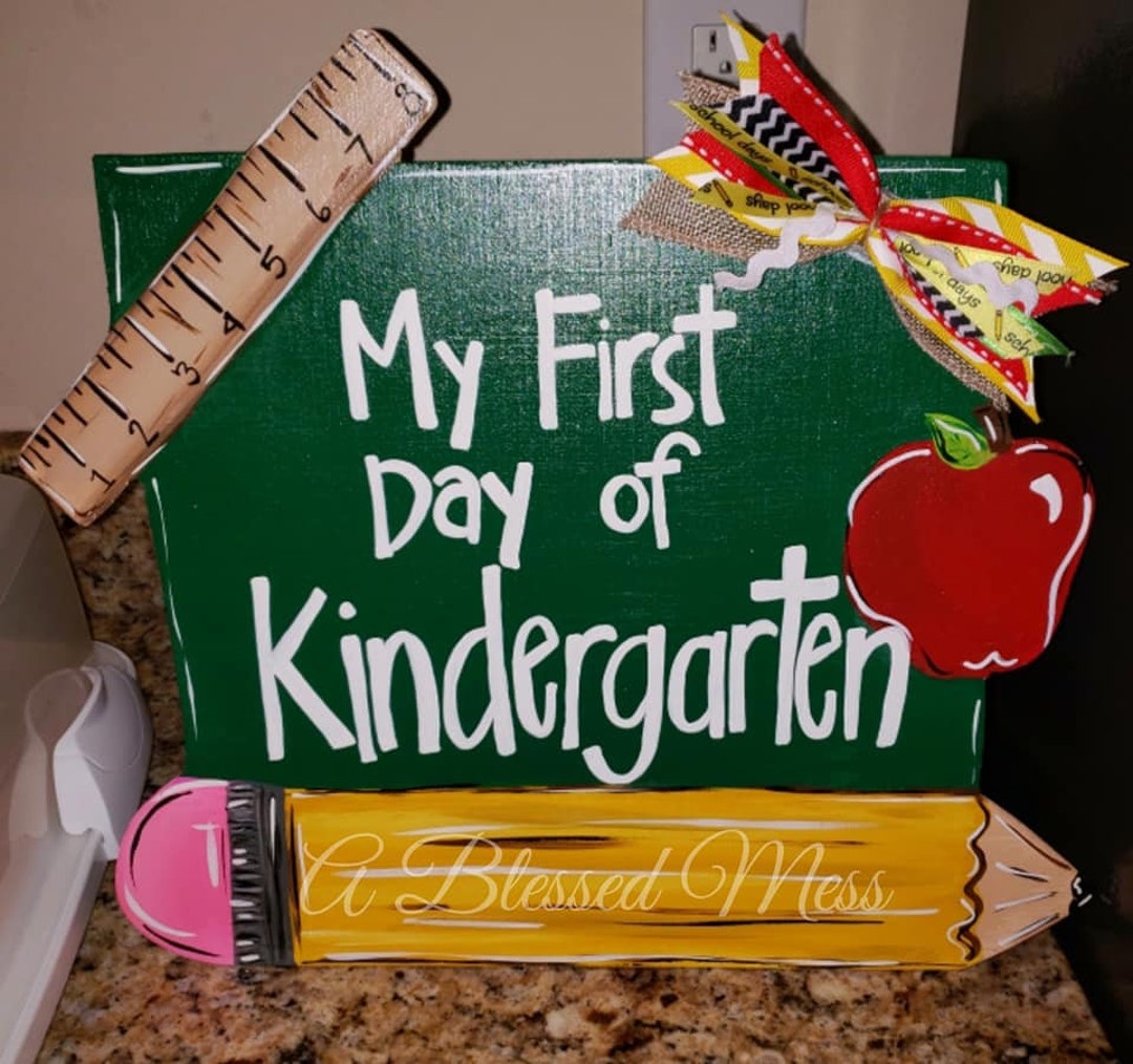 Back to School Sign Photo Prop Chalkboard Fill in - Free Shipping ...