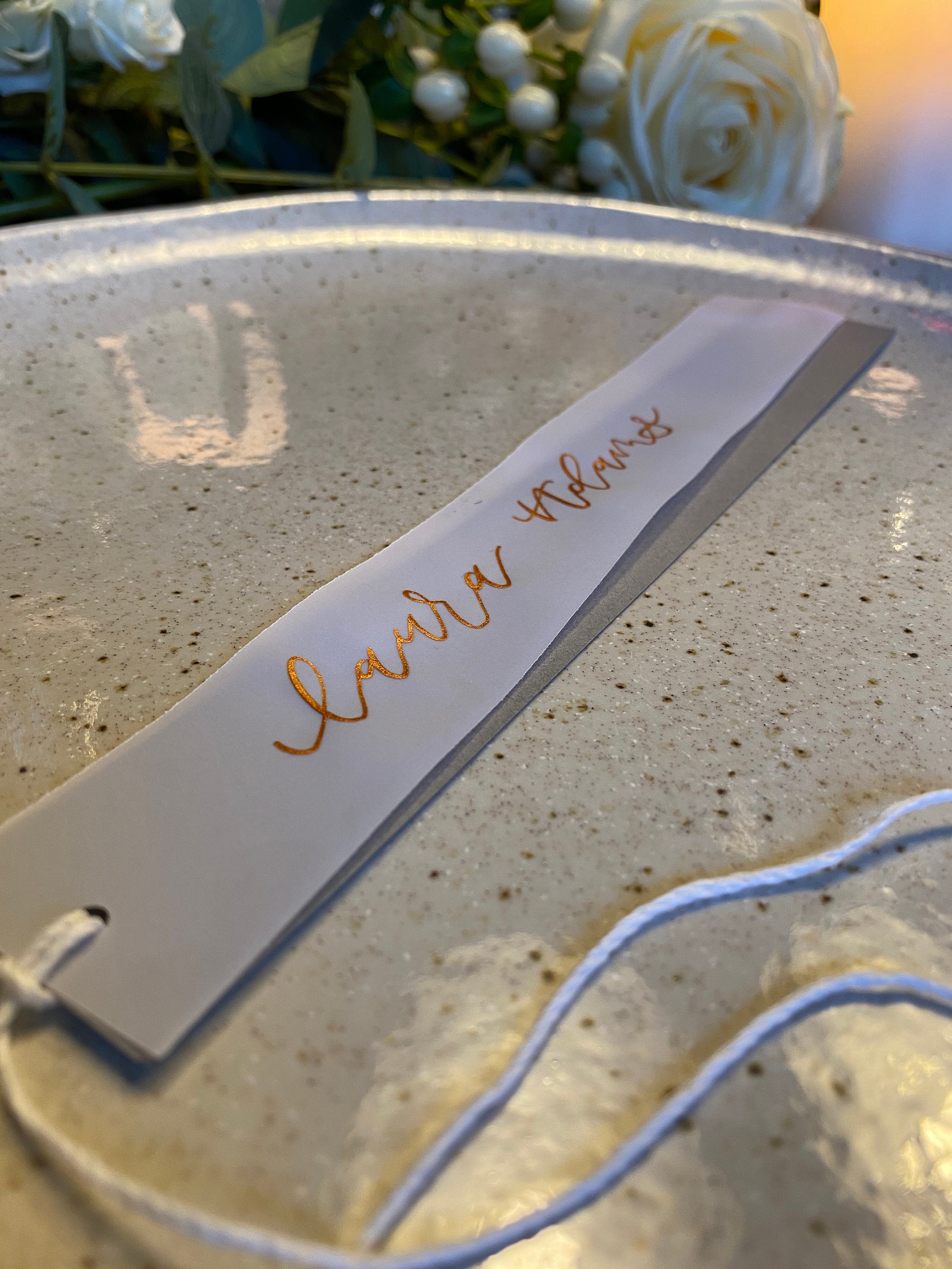 Vellum Tag Place Cards the Tag Collection Handwritten Calligraphy Place ...