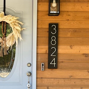 Vertical House Numbers - Etsy