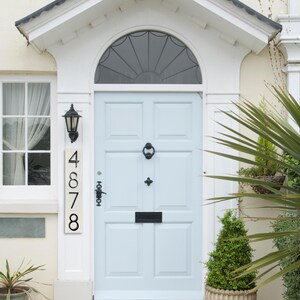 Personalized Number Plaque, White House Number Sign, Home Address Sign ...