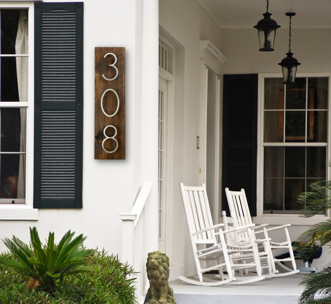 Outdoor Decor, House Number Sign, Address Plaque, Home Numbers ...