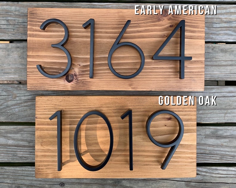 Address Sign for House Horizontal Address Plaque New Home | Etsy