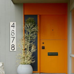 Personalized Number Plaque, White House Number Sign, Home Address Sign ...