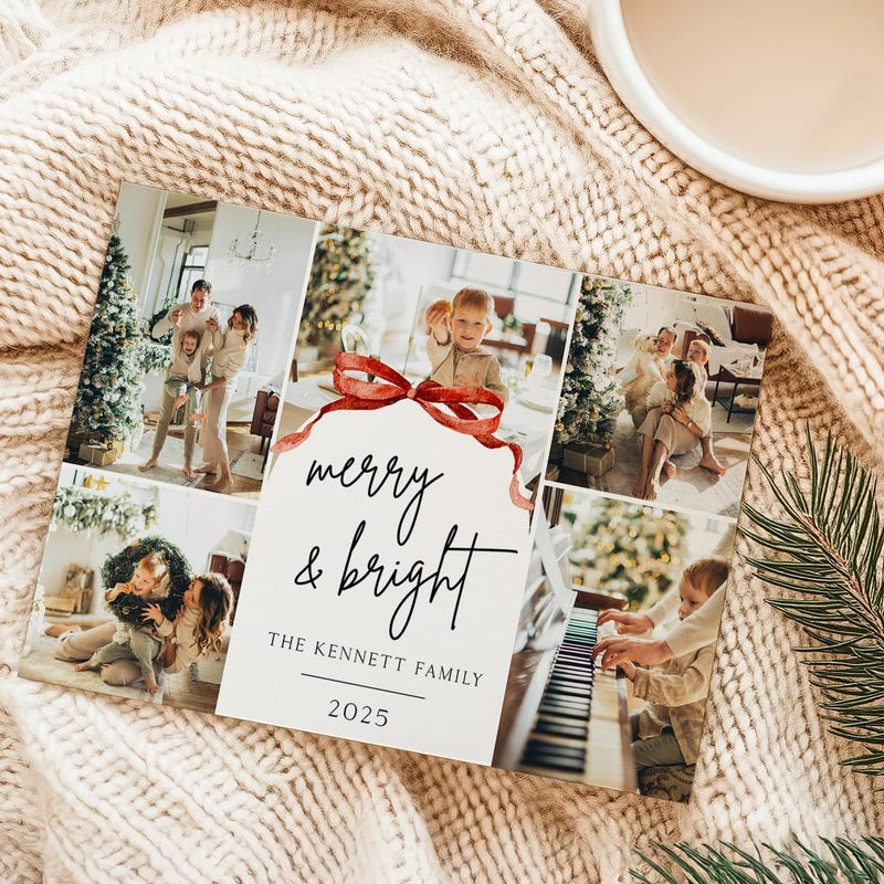 2 Sided Photo Christmas Cards - Etsy