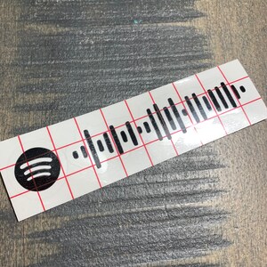 Spotify Code Sticker/ Sticker for Laptop Phone Case Water Bottle - Etsy