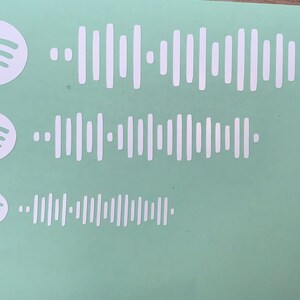 Spotify Code Sticker/ Sticker for Laptop Phone Case Water Bottle - Etsy