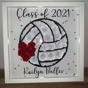 Volleyball Shadow Box / Sport Gift - Etsy