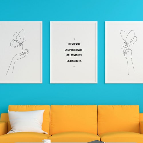 Minimalist Line Drawing Line Art Wall Decor Line Drawing - Etsy
