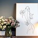 Koi Fish One Line Art Svg, Modern Minimalist Continuous Line Drawing - Etsy