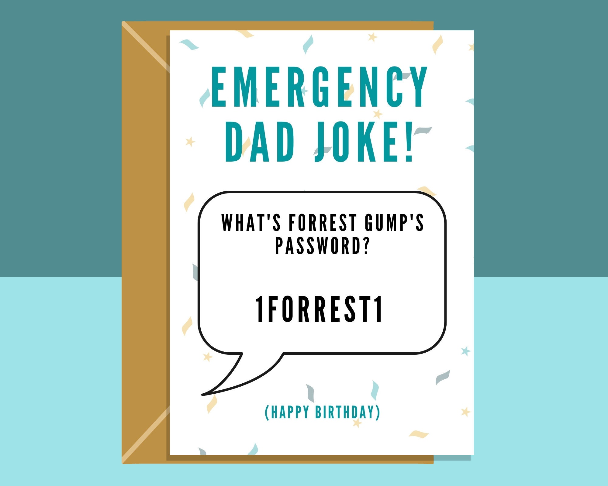 funny-birthday-card-dad-jokes-forrest-gump-for-him-etsy
