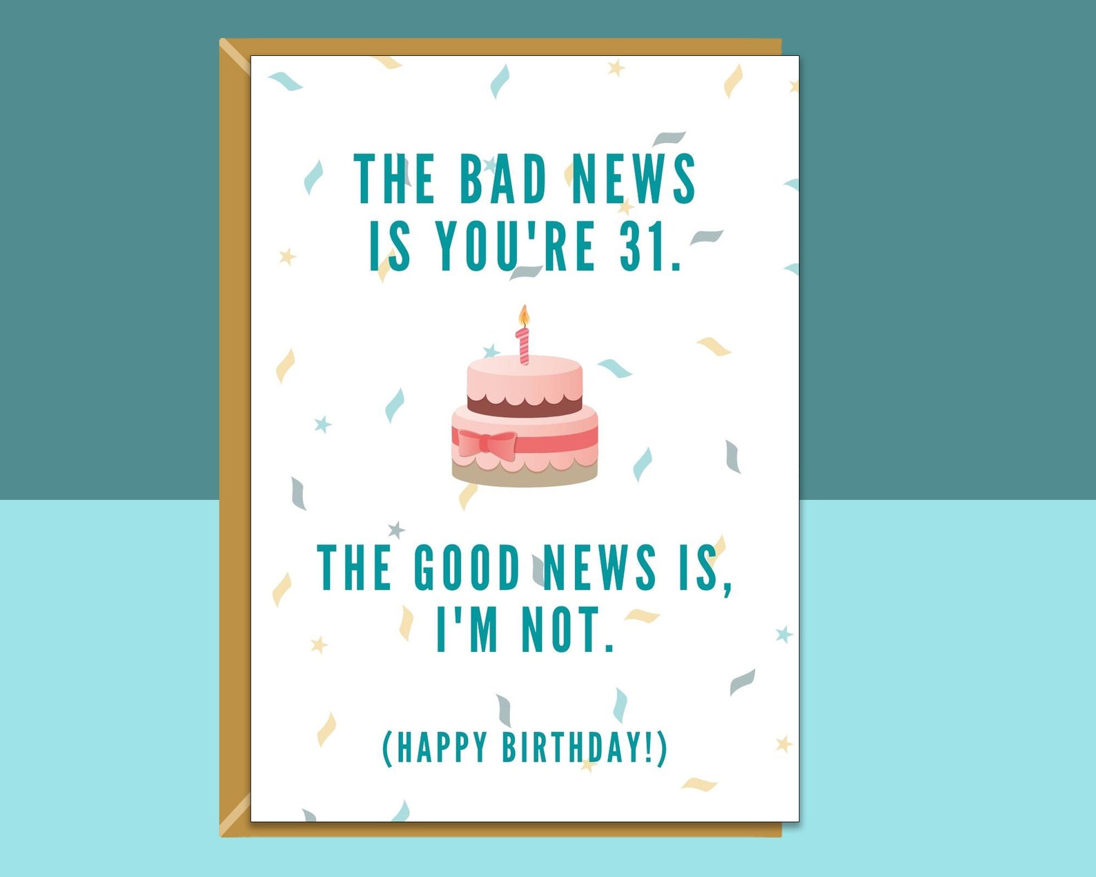Funny 31st Birthday Card Cheeky Card for Someone Turning 31 - Etsy